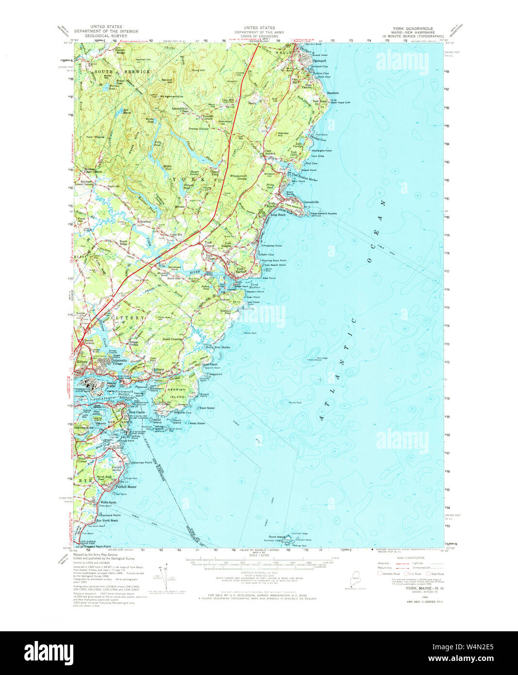 1956 map Cut Out Stock Images & Pictures - Alamy