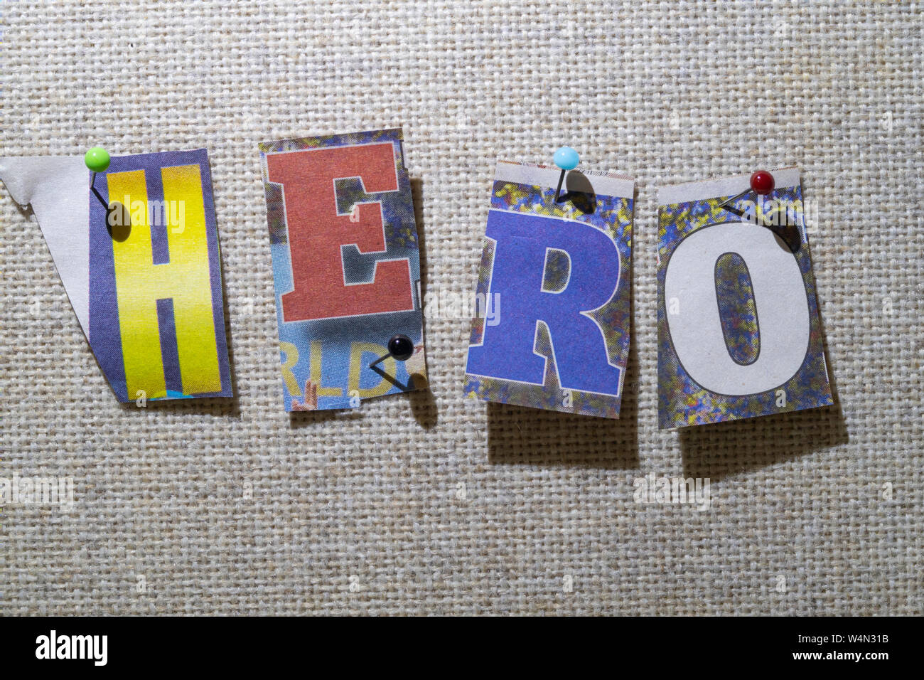 Hero word hi-res stock photography and images - Alamy