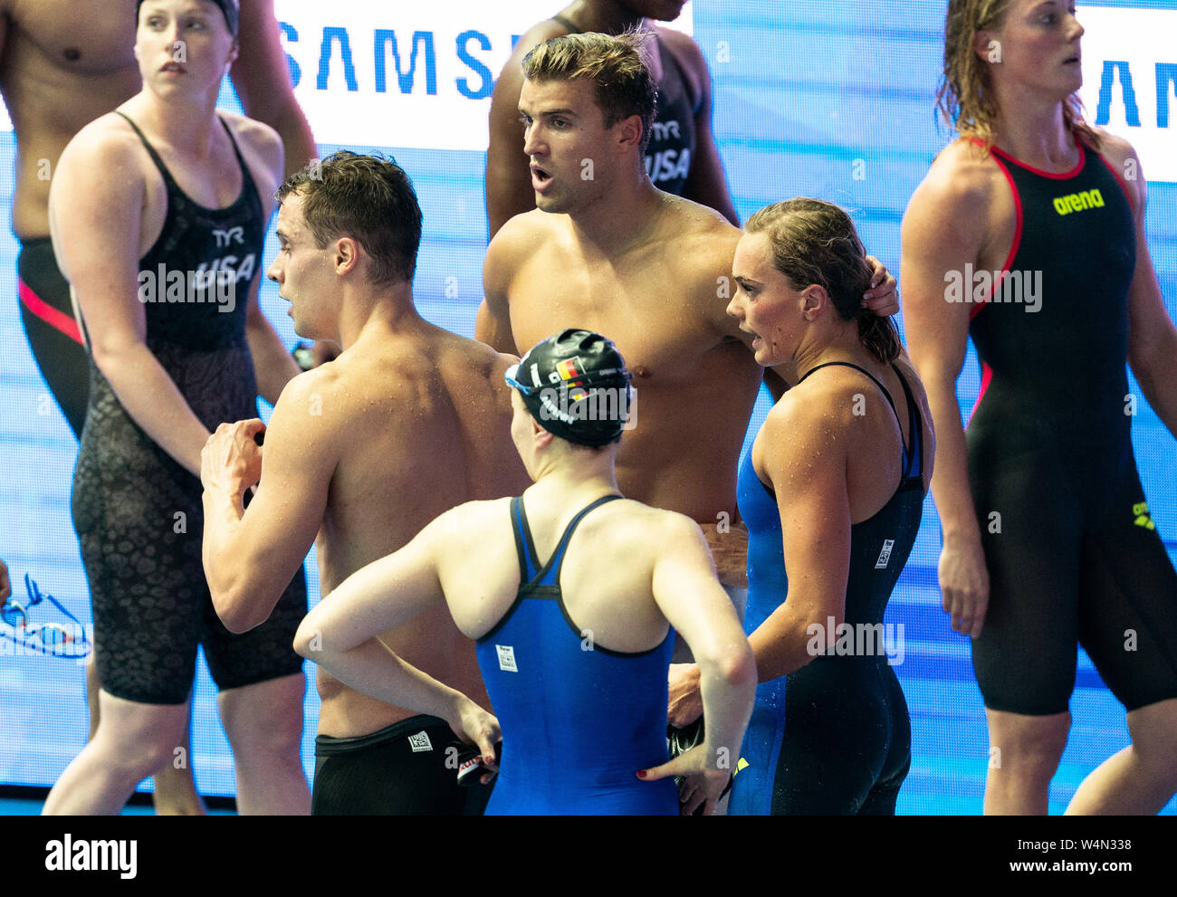 Gwangju, South Korea. 24th July, 2019. Swimming World Championship ...