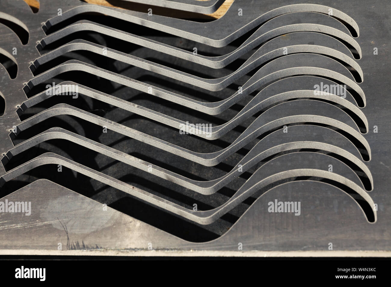 scrap metal on pile, industrial background, close up Stock Photo - Alamy