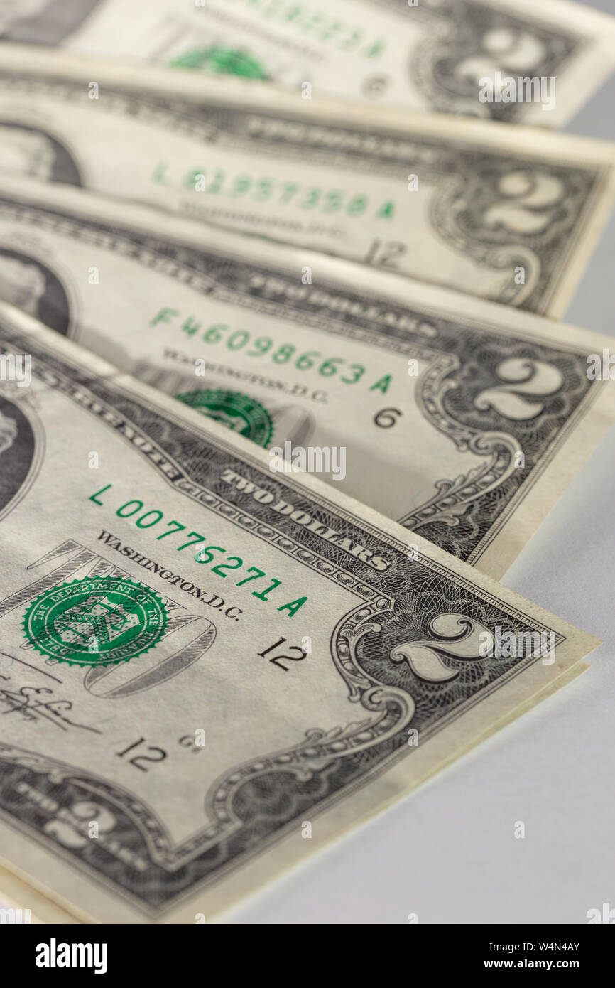 Us two dollar bill hi-res stock photography and images - Alamy