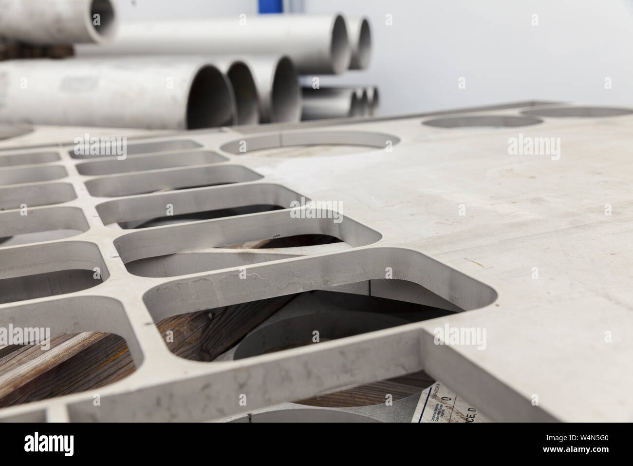 scrap metal on pile, industrial background, close up Stock Photo - Alamy