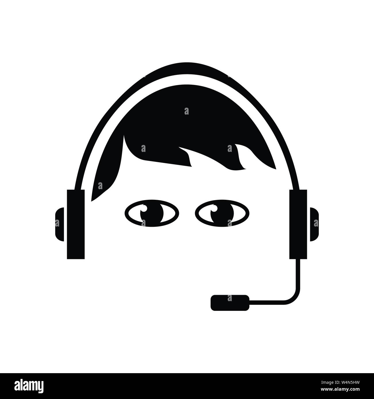 Call center customer service logo hi-res stock photography and images ...