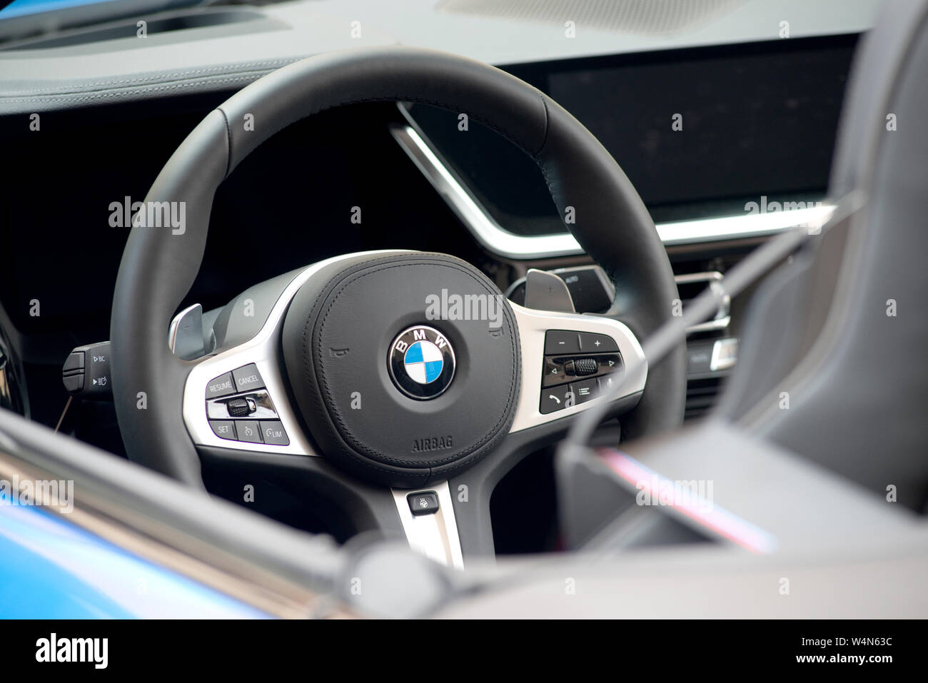 Multifunction steering wheel hi-res stock photography and images - Alamy