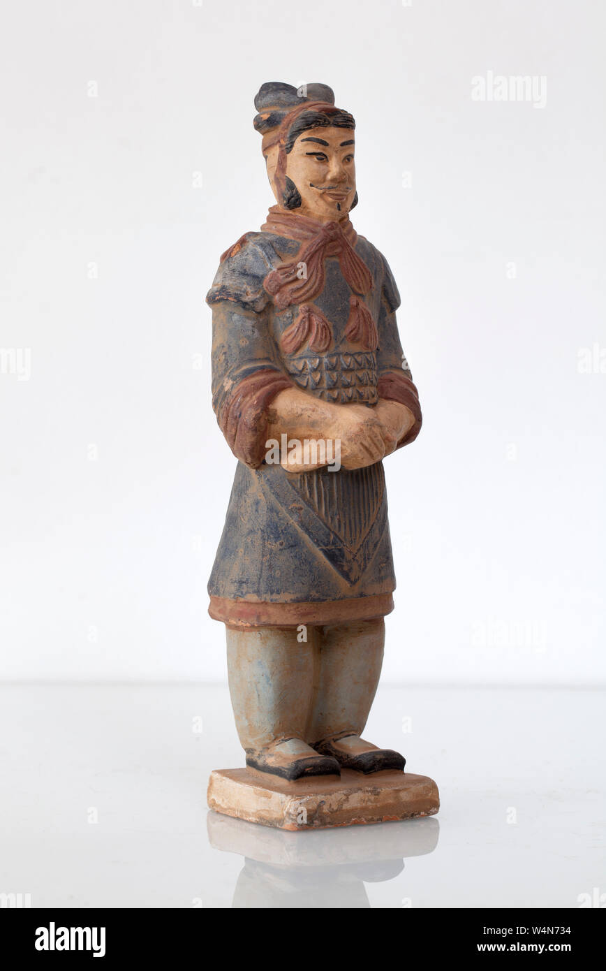 Old Vintage Terracotta Warrior Figure Stock Photo - Alamy