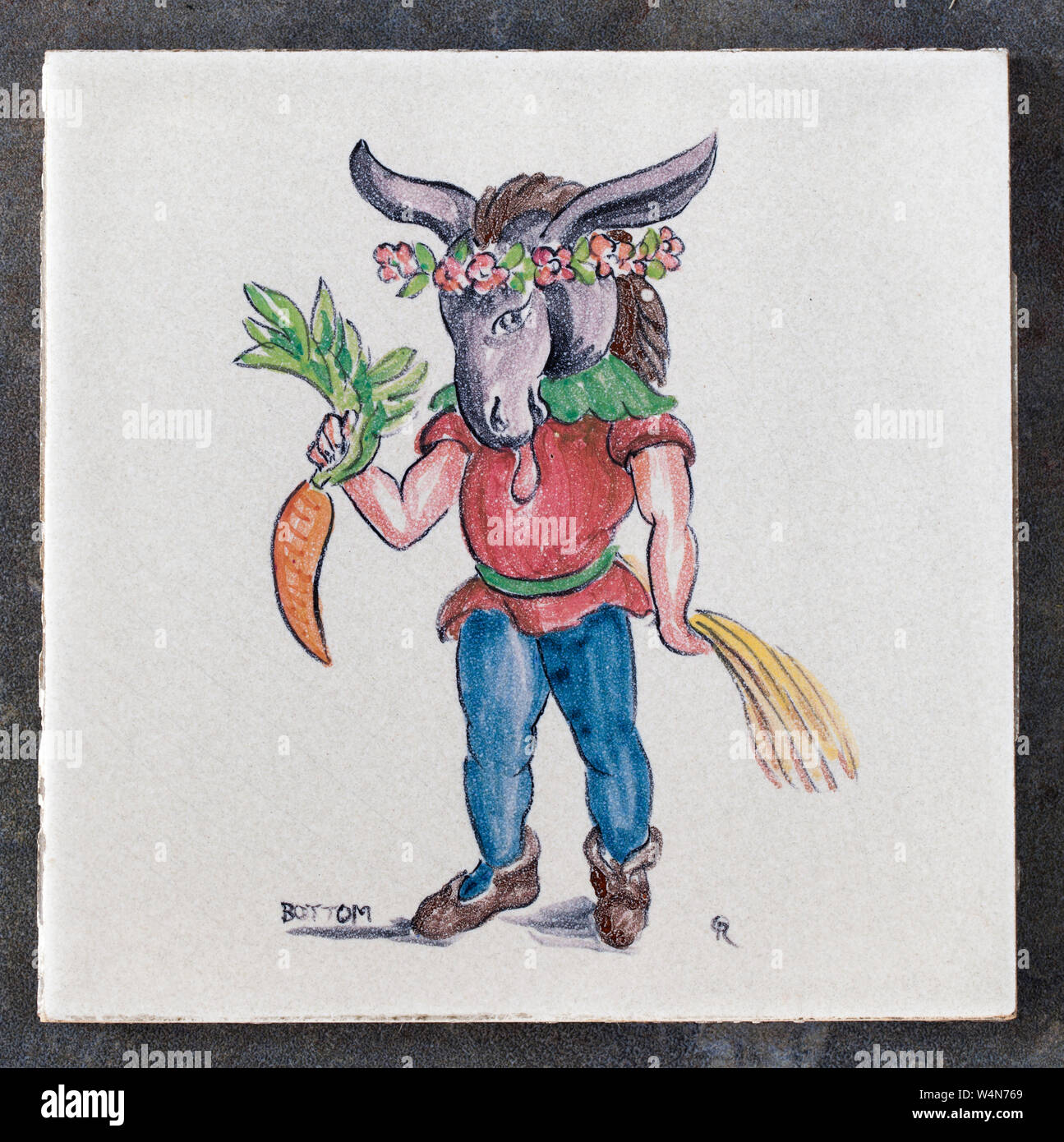 Vintage Thynne Ceramic Tile - Shakespeares Midsummer Nights Dream ...