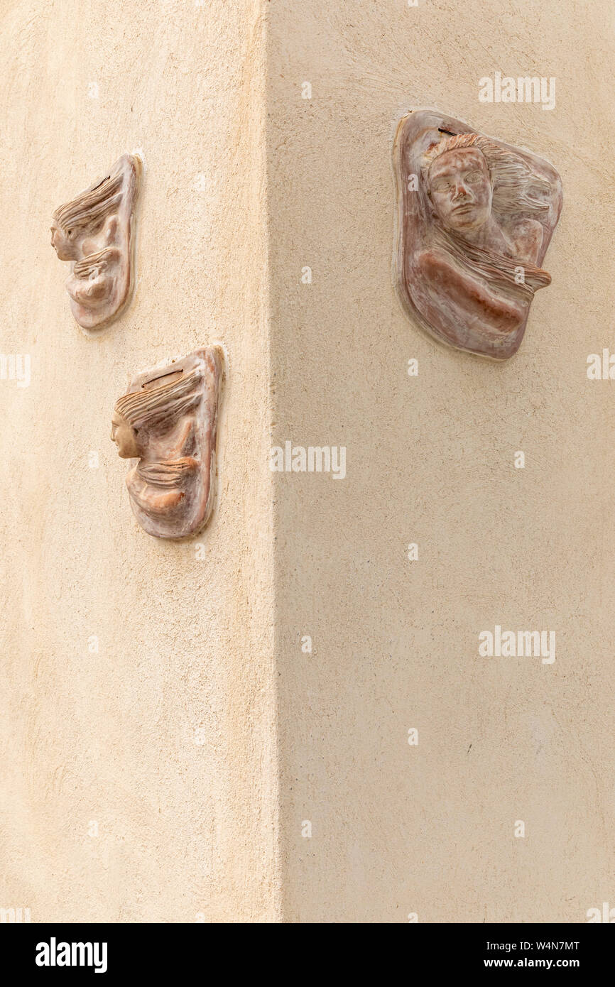 Decorative wall plaques hi-res stock photography and images - Alamy