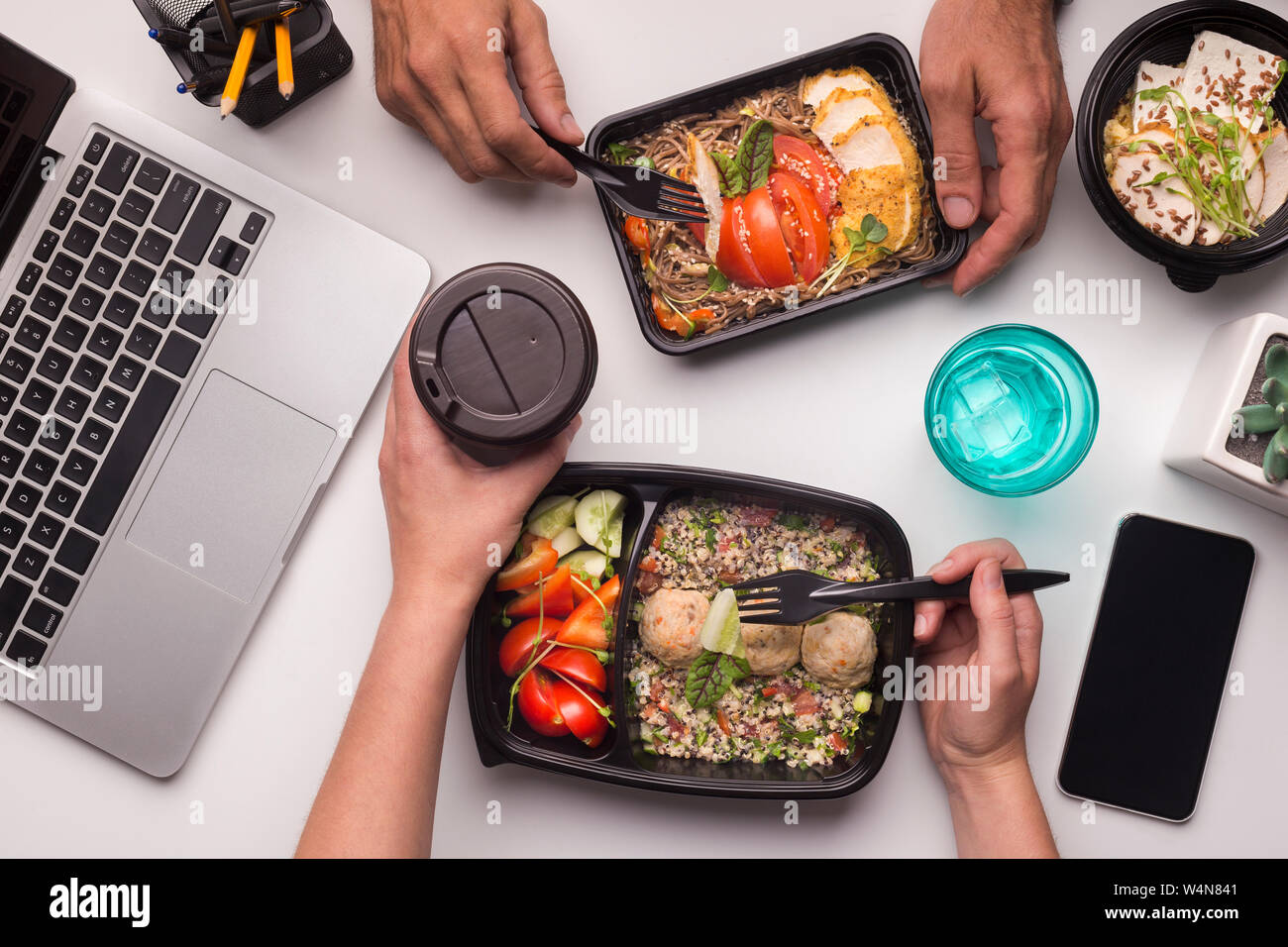 Snack break time healthy business hi-res stock photography and images ...