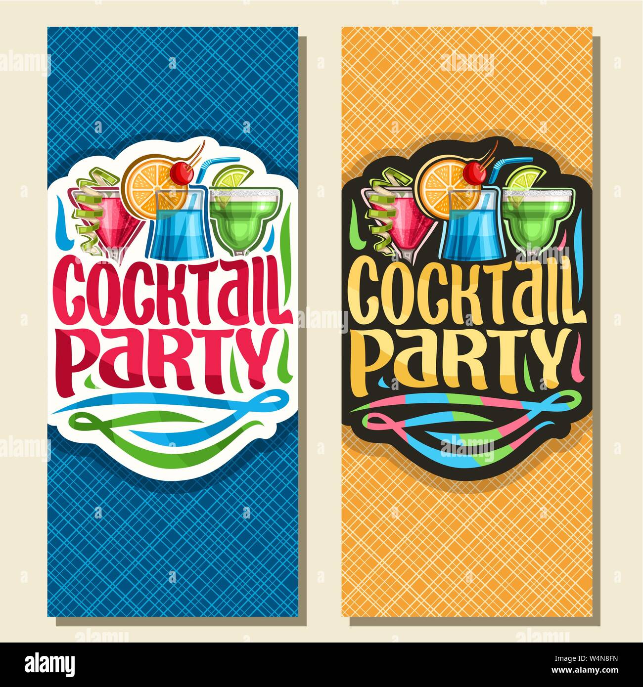 Nightclub cocktail party flyer Stock Vector Images - Alamy