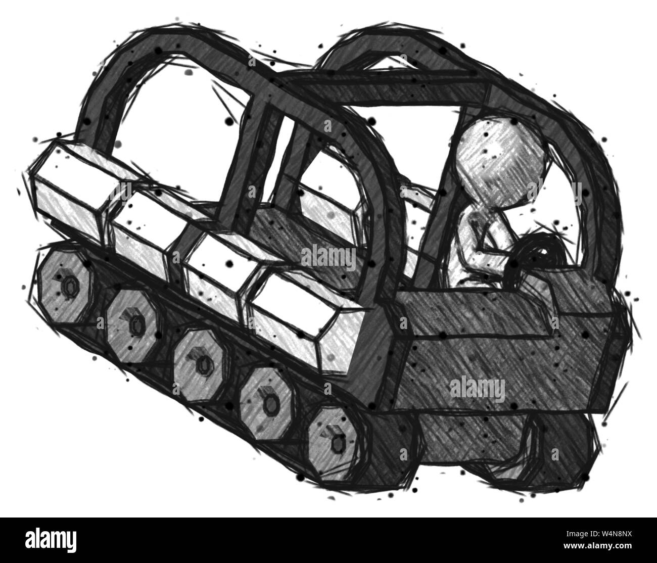 Tracked amphibious transport Cut Out Stock Images & Pictures - Alamy