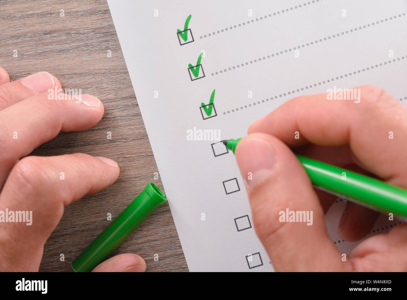 Exam answer sheet paper hi-res stock photography and images - Alamy