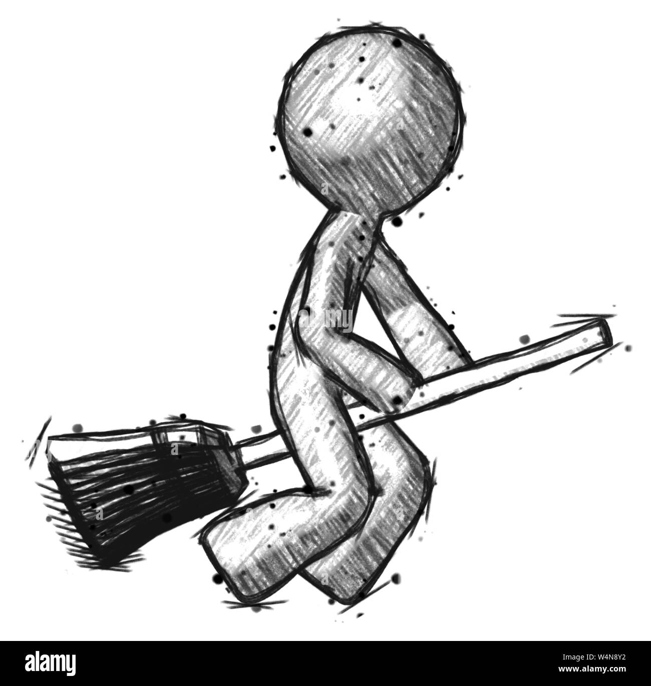 Flying mascot Black and White Stock Photos & Images - Alamy