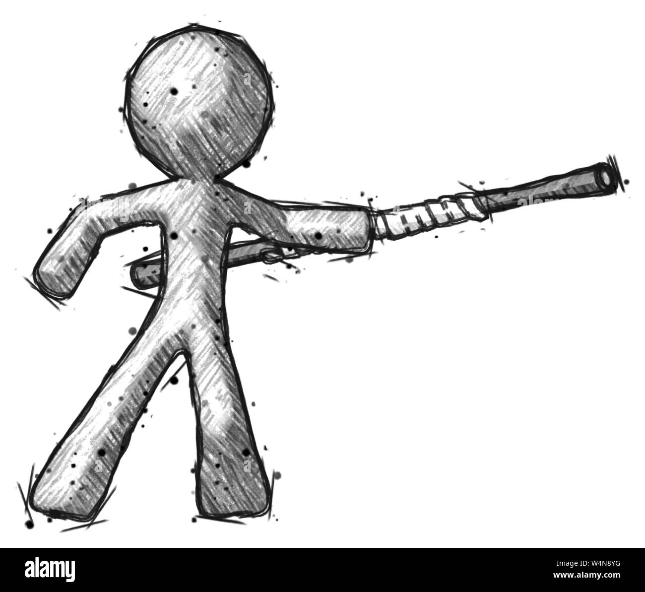 Monk staff Black and White Stock Photos & Images - Alamy