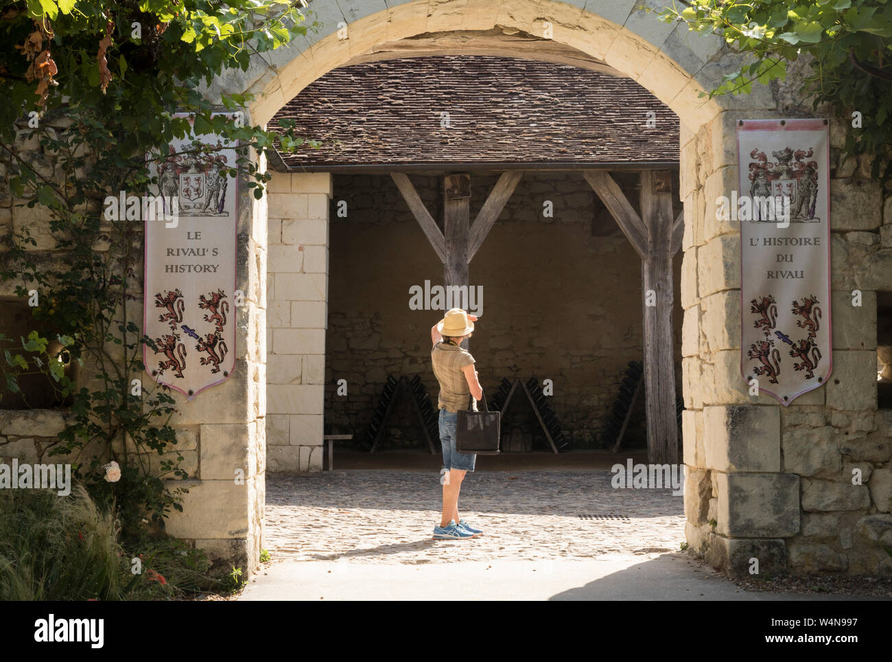 The Winepress, Chateau du Rivau, Loire Valley, France Stock Photo - Alamy
