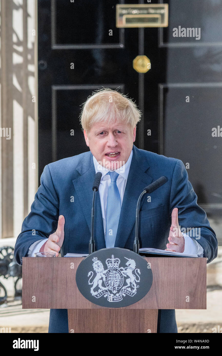 Downing Street, London, UK. 24th July, 2019. Boris Johnson, The new ...