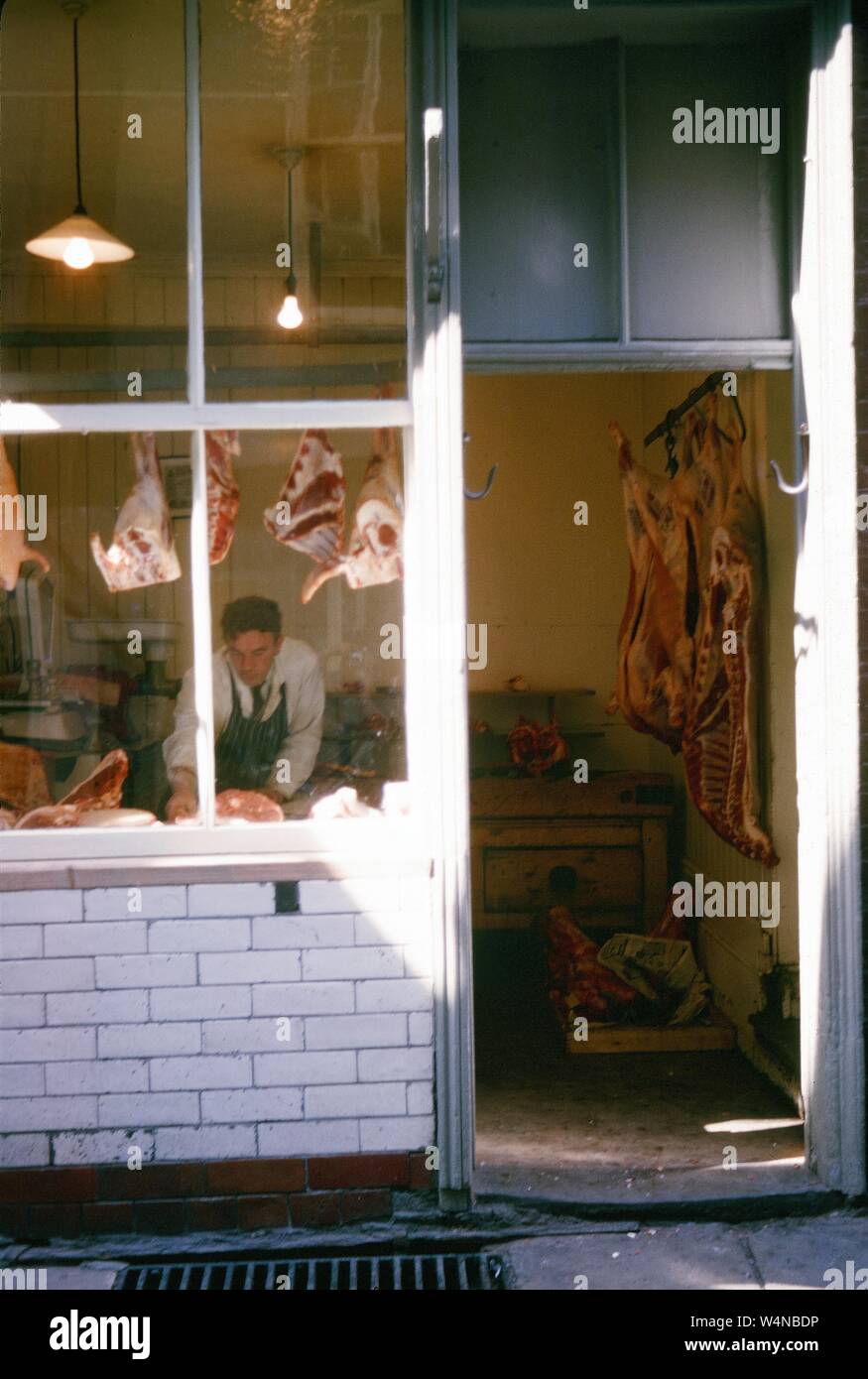 Butcher shop front hi-res stock photography and images - Alamy