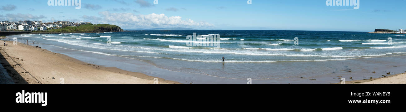 Portrush panorama hi-res stock photography and images - Alamy