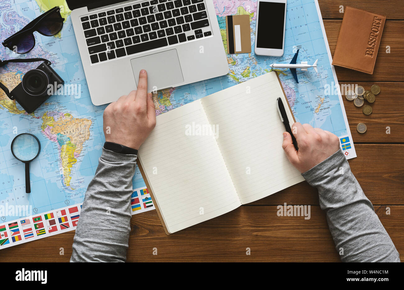 Plan their trip hi-res stock photography and images - Alamy