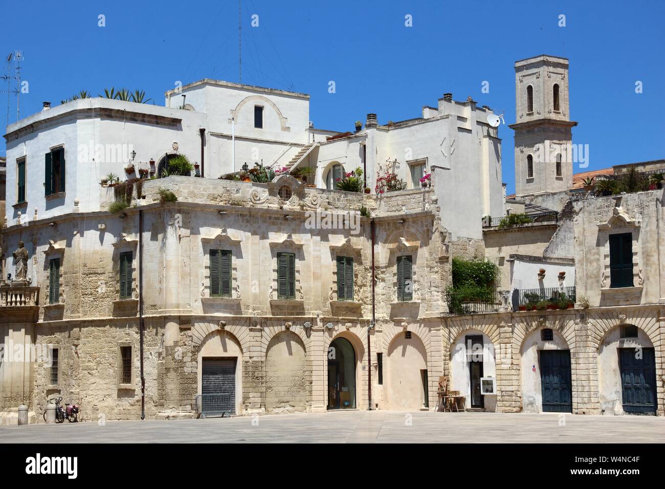 Lecce, Italy - residential architecture. City in Salento peninsula ...