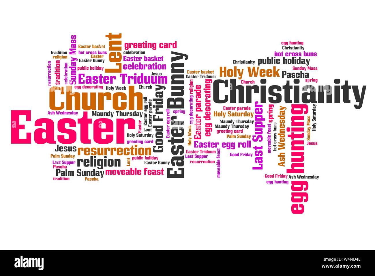 Catholic church word cloud concept hi-res stock photography and images ...