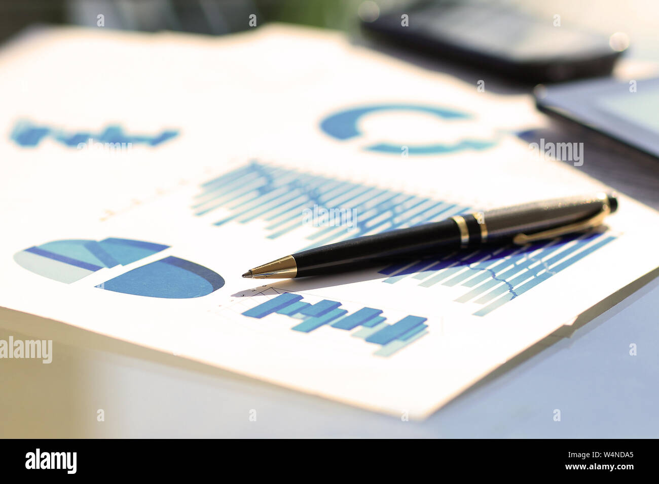 financial and business color charts Stock Photo - Alamy