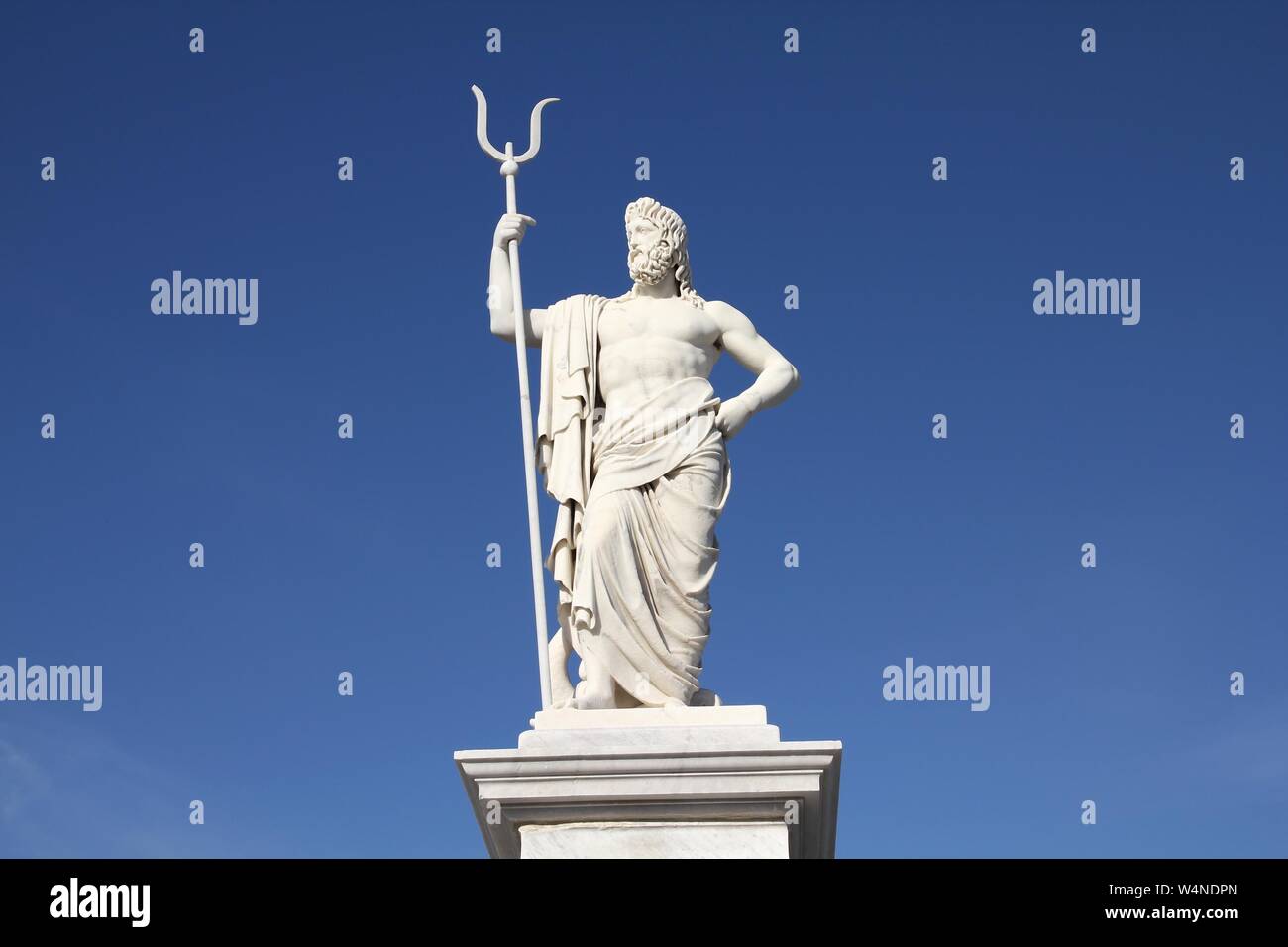 Neptune statue - monument in Havana, capital city of Cuba Stock Photo ...