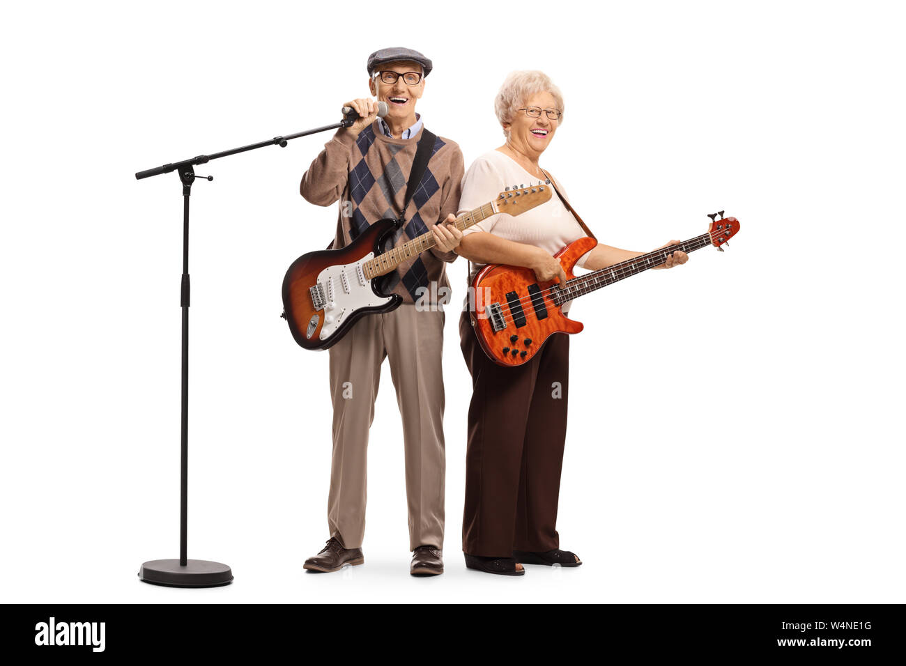 Elderly musicians Cut Out Stock Images & Pictures - Alamy