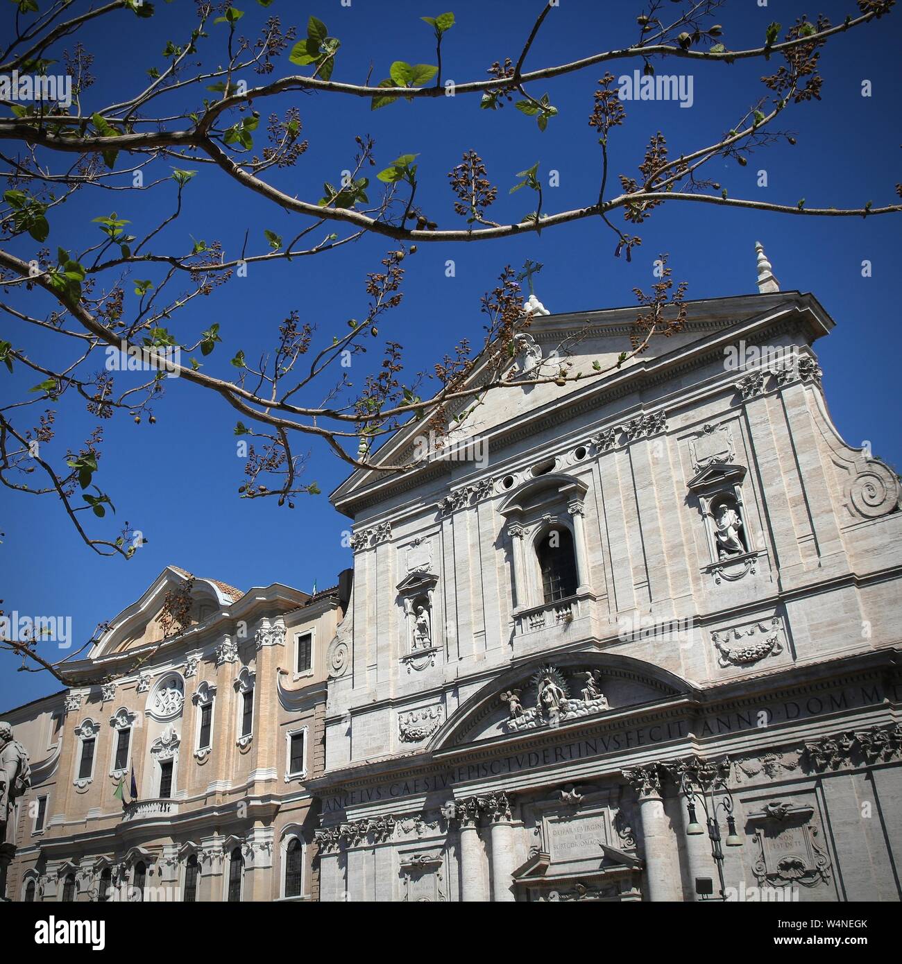 Rome, Italy. Church of Santa Maria in Vallicella (also known as Chiesa ...