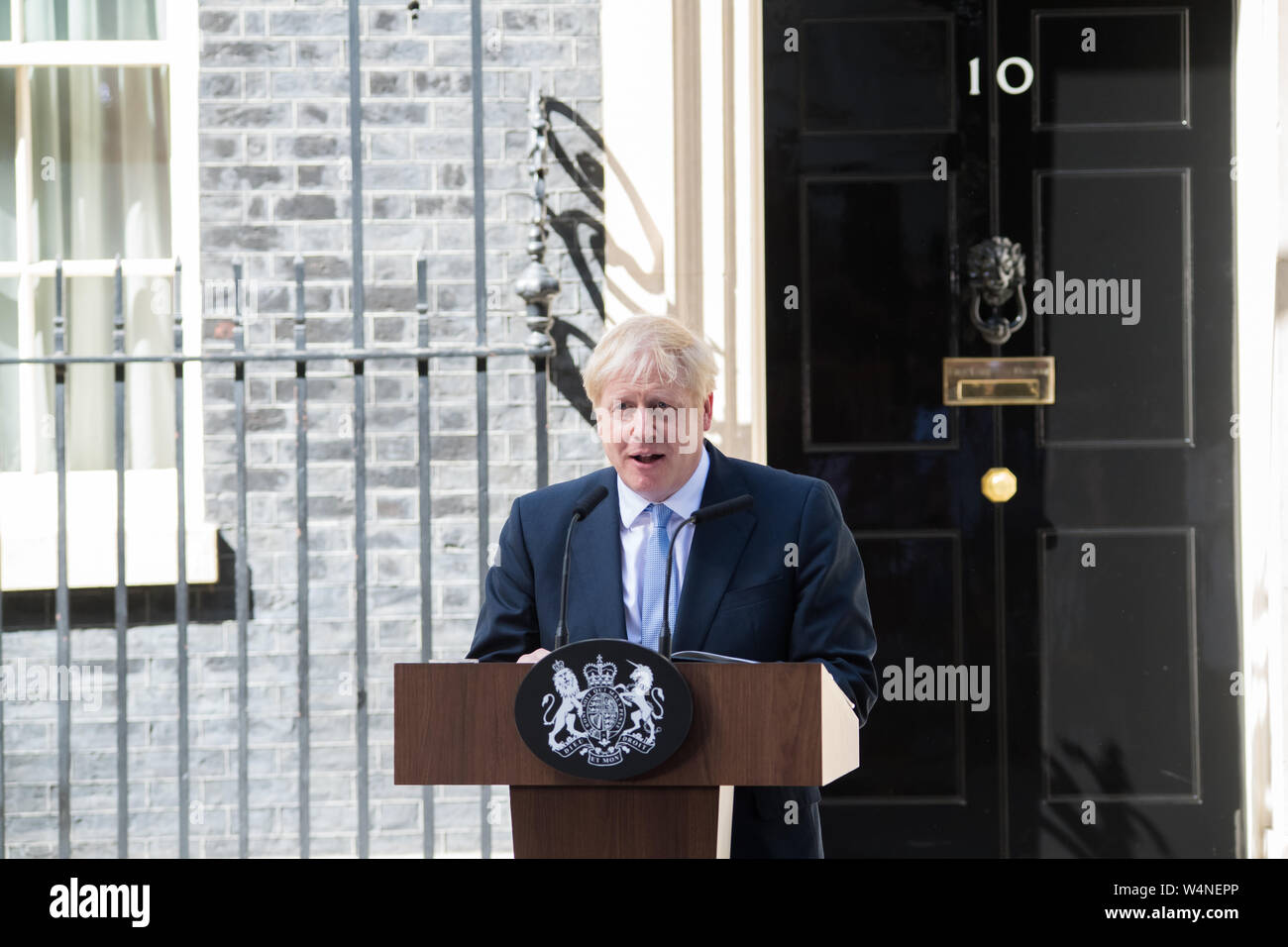 London, UK. 24th July, 2019. Boris Johnson, U.K. prime minister ...