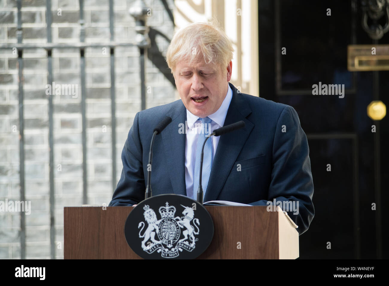 London, UK. 24th July, 2019. Boris Johnson, U.K. prime minister ...