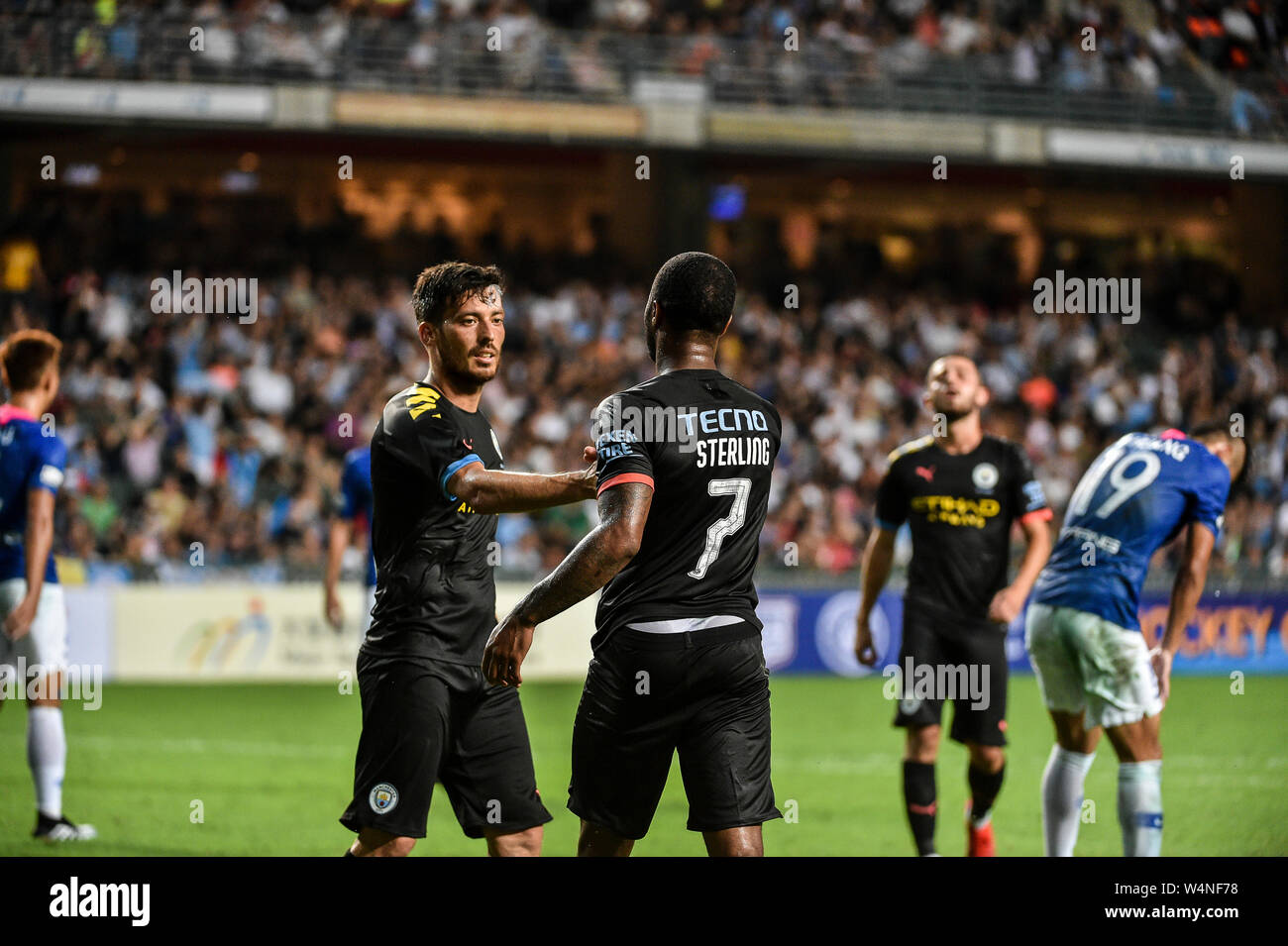 Hong Kong, Hong Kong SAR,China 24th JULY 2019. Kitchee FC vs Manchester ...