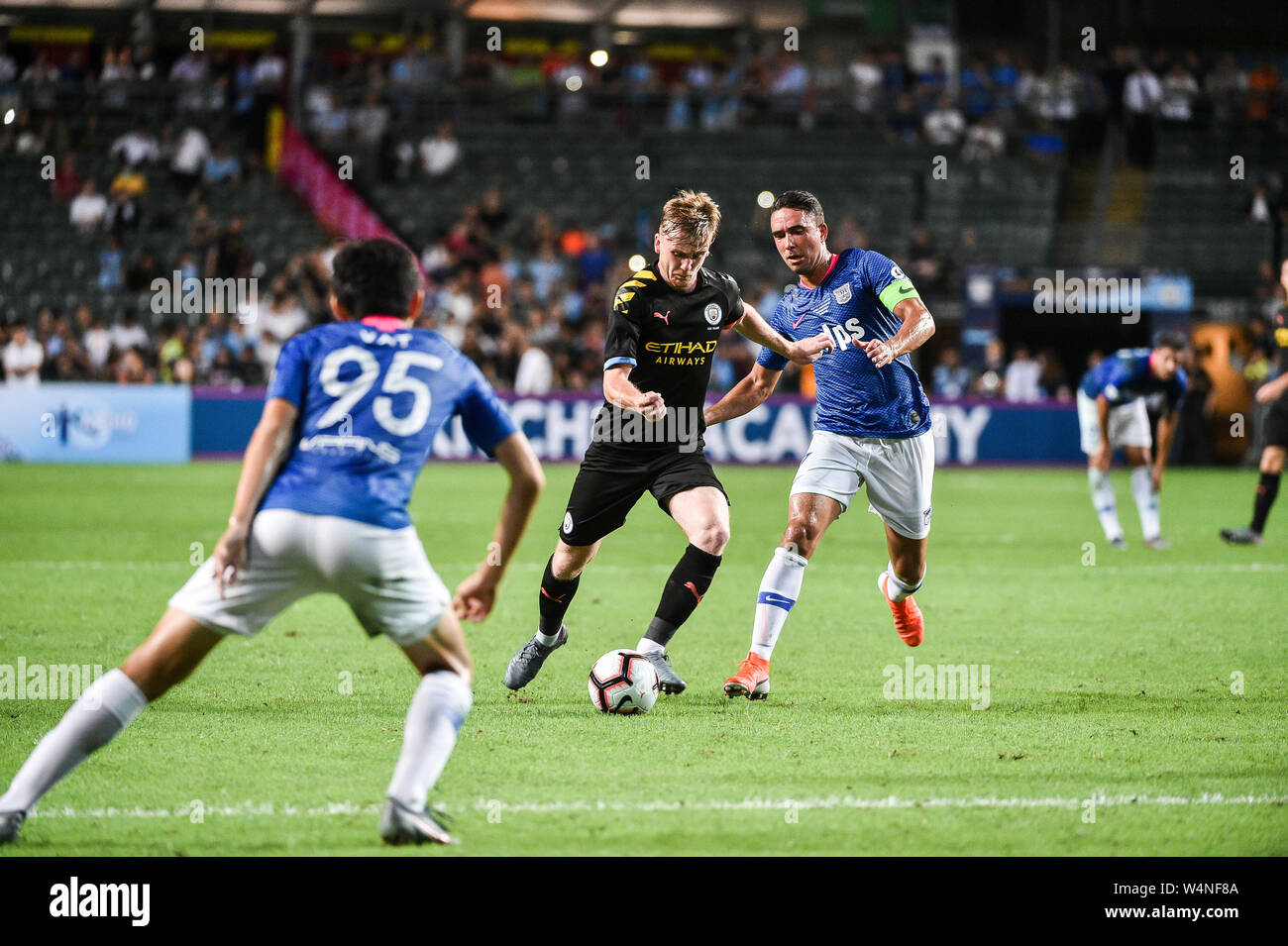 Hong Kong, Hong Kong SAR,China 24th JULY 2019. Kitchee FC vs Manchester ...