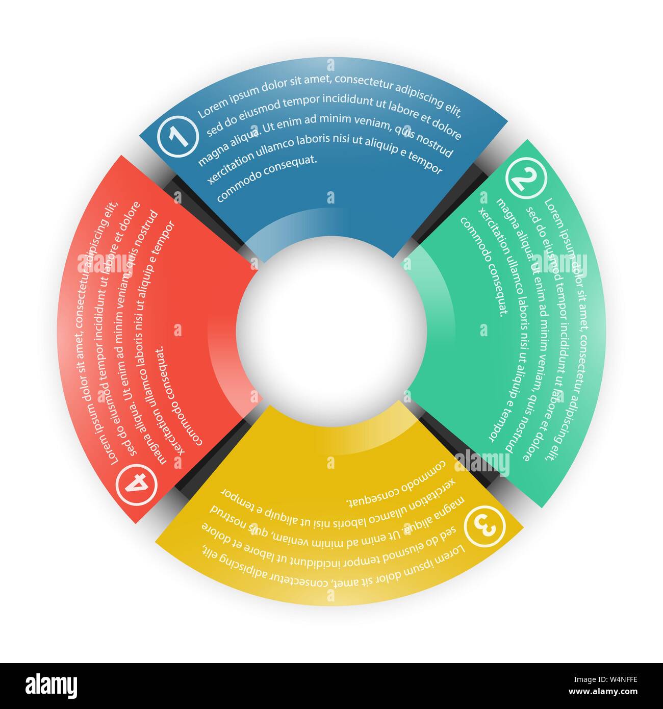 Blank business strategy concept infographic Cut Out Stock Images ...