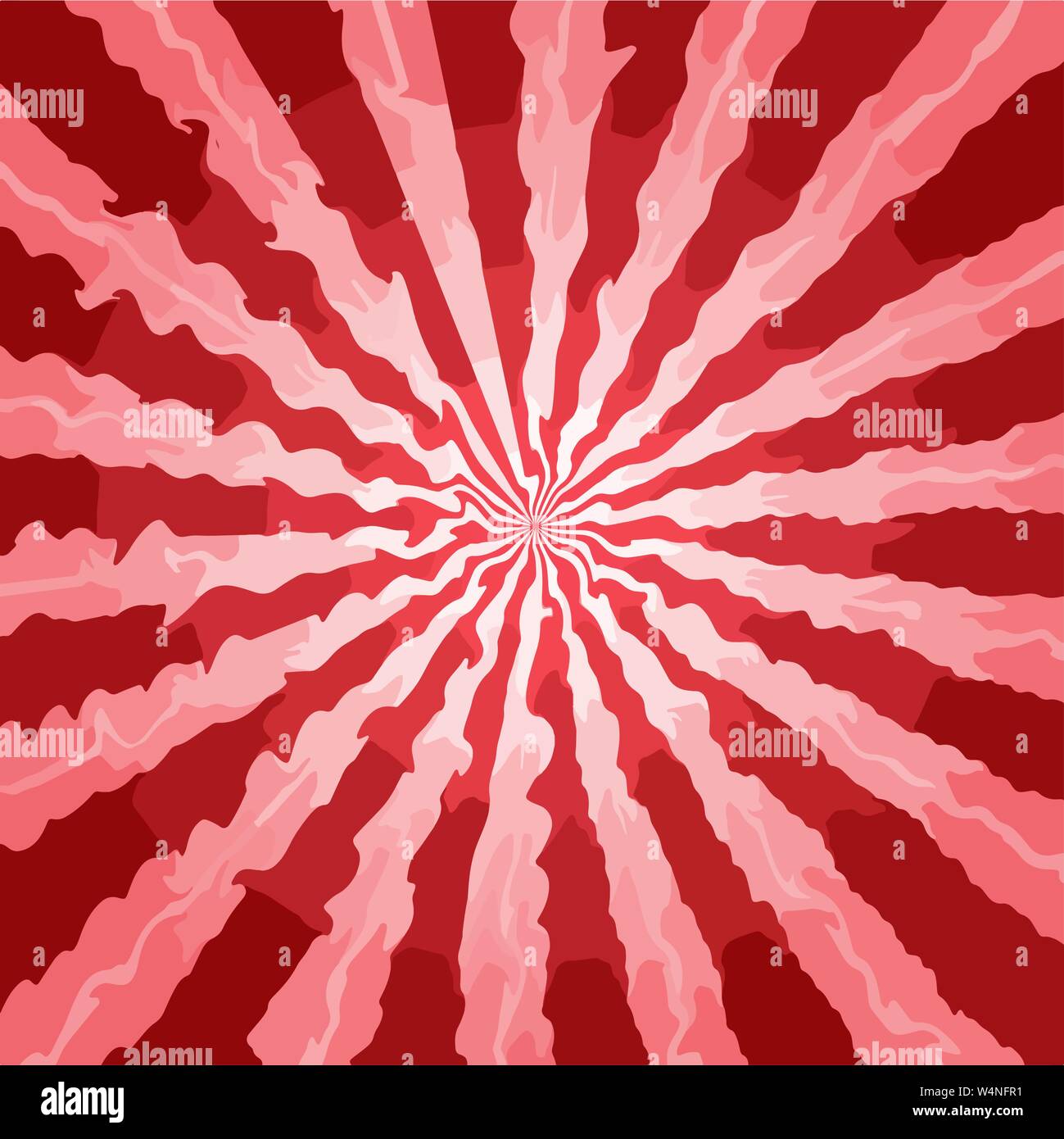 vortex with ragged rays converging towards the center. Background for ...
