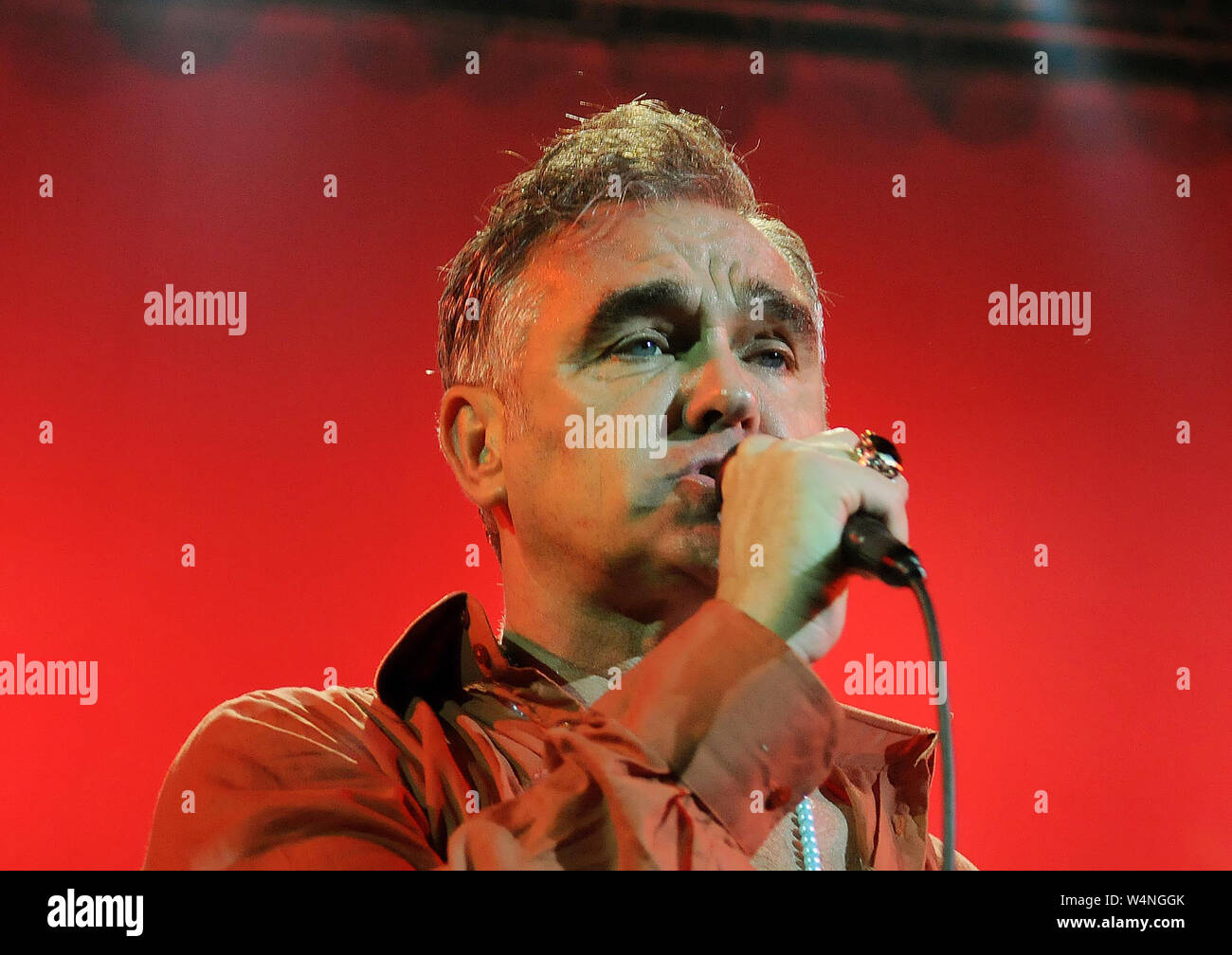 Rio de Janeiro,June,3,2006. Singer Morrissey from the band The Smiths ...