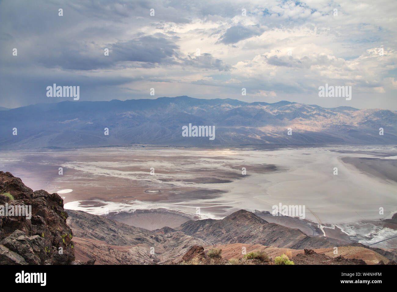 Rain in Death Valley, California, USA Stock Photo - Alamy