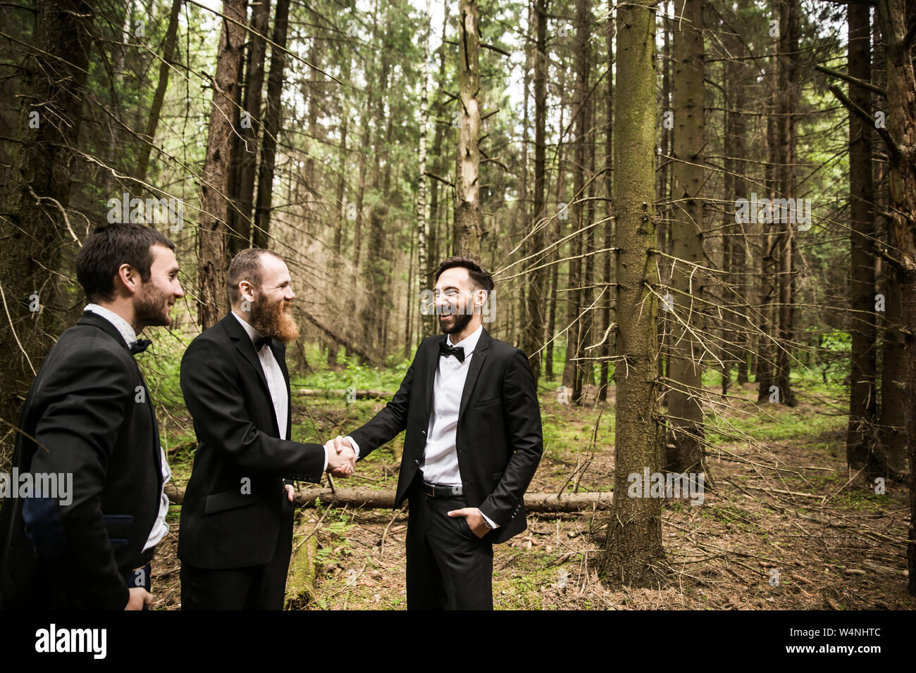 concept of partnership. welcome handshake business partners Stock Photo ...