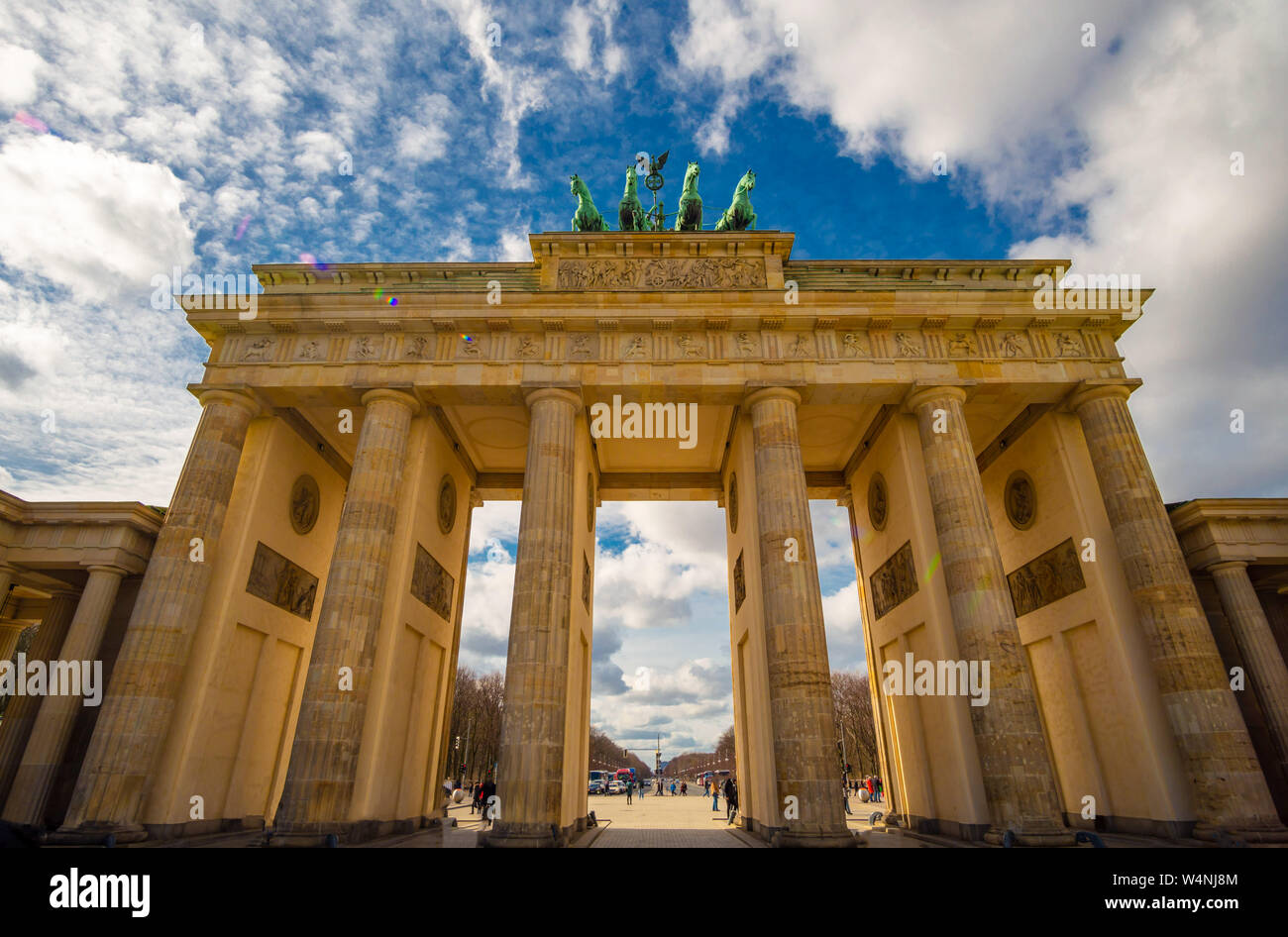The Famous Brandenburg Gate In Berlin. Germany Stock Photo - Alamy
