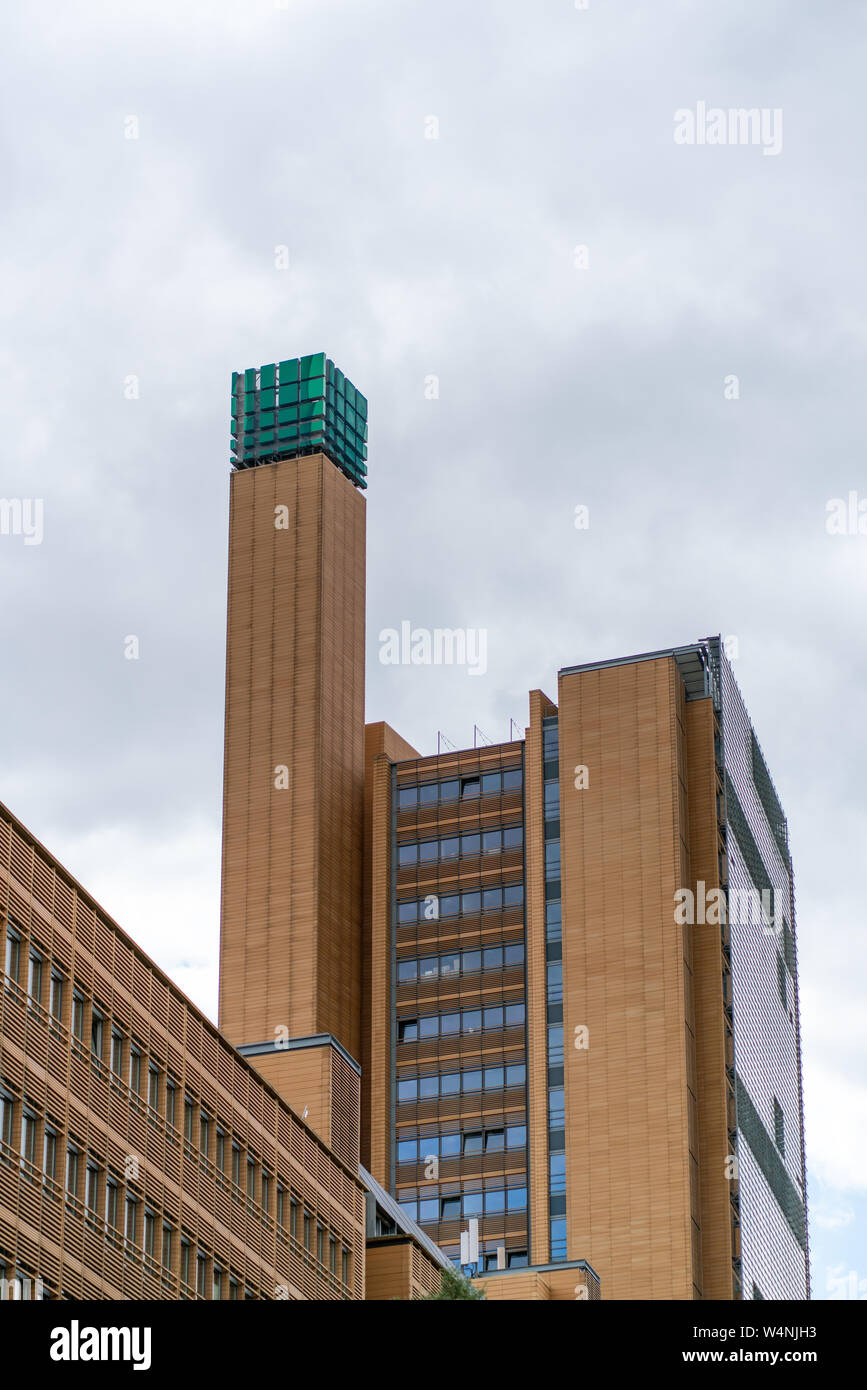 Marlene Dietrich Platz, Berlin, Germany - july 07, 2019: detail of the ...