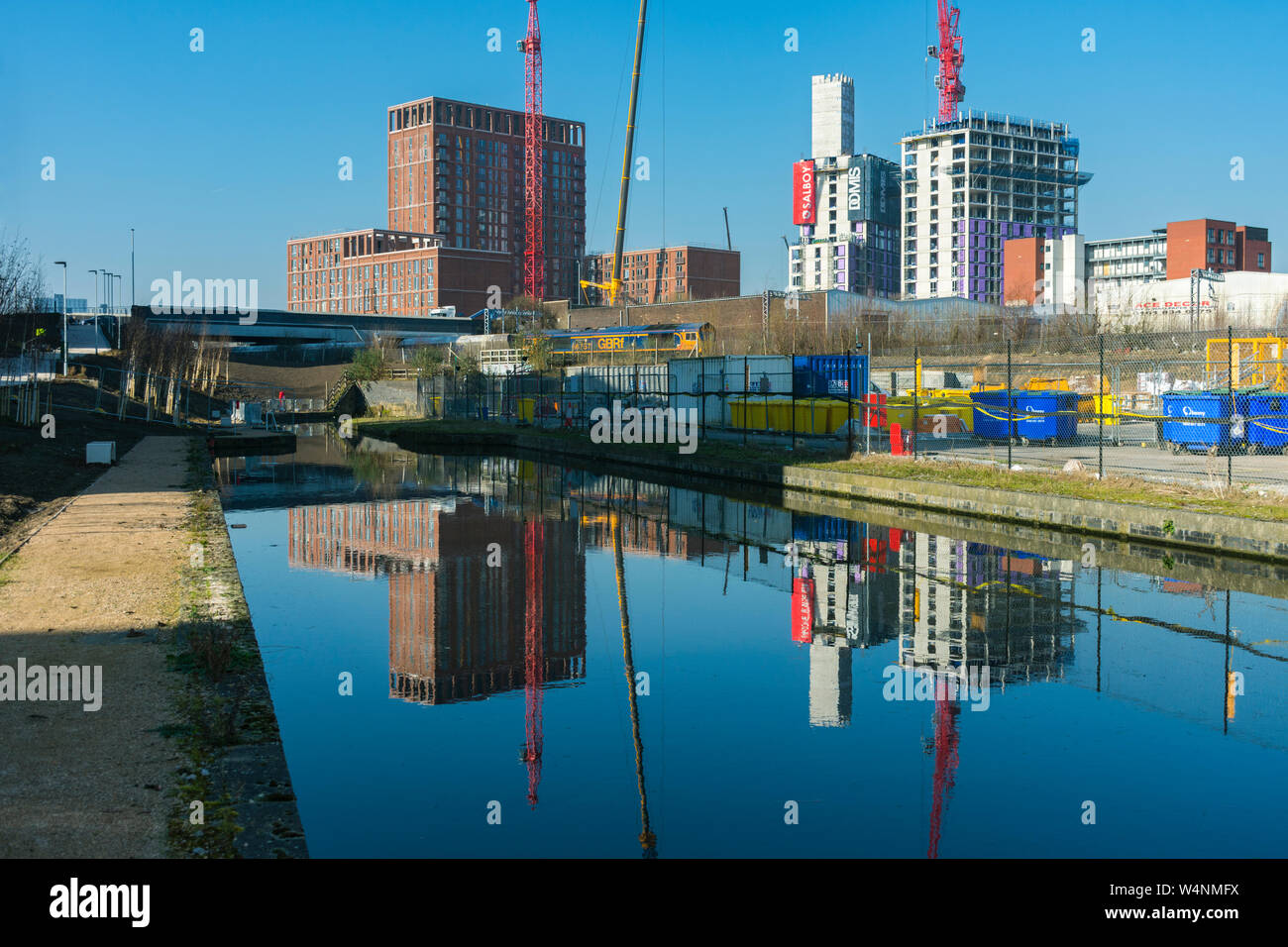 The Outwood Wharf and Local Crescent apartment blocks from the ...