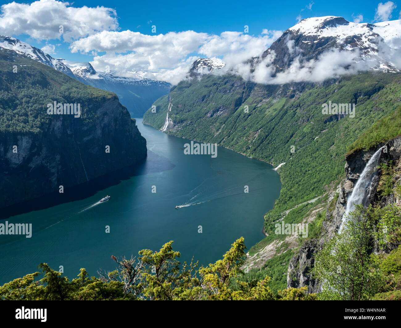 Geirangerfjord lookout hi-res stock photography and images - Alamy