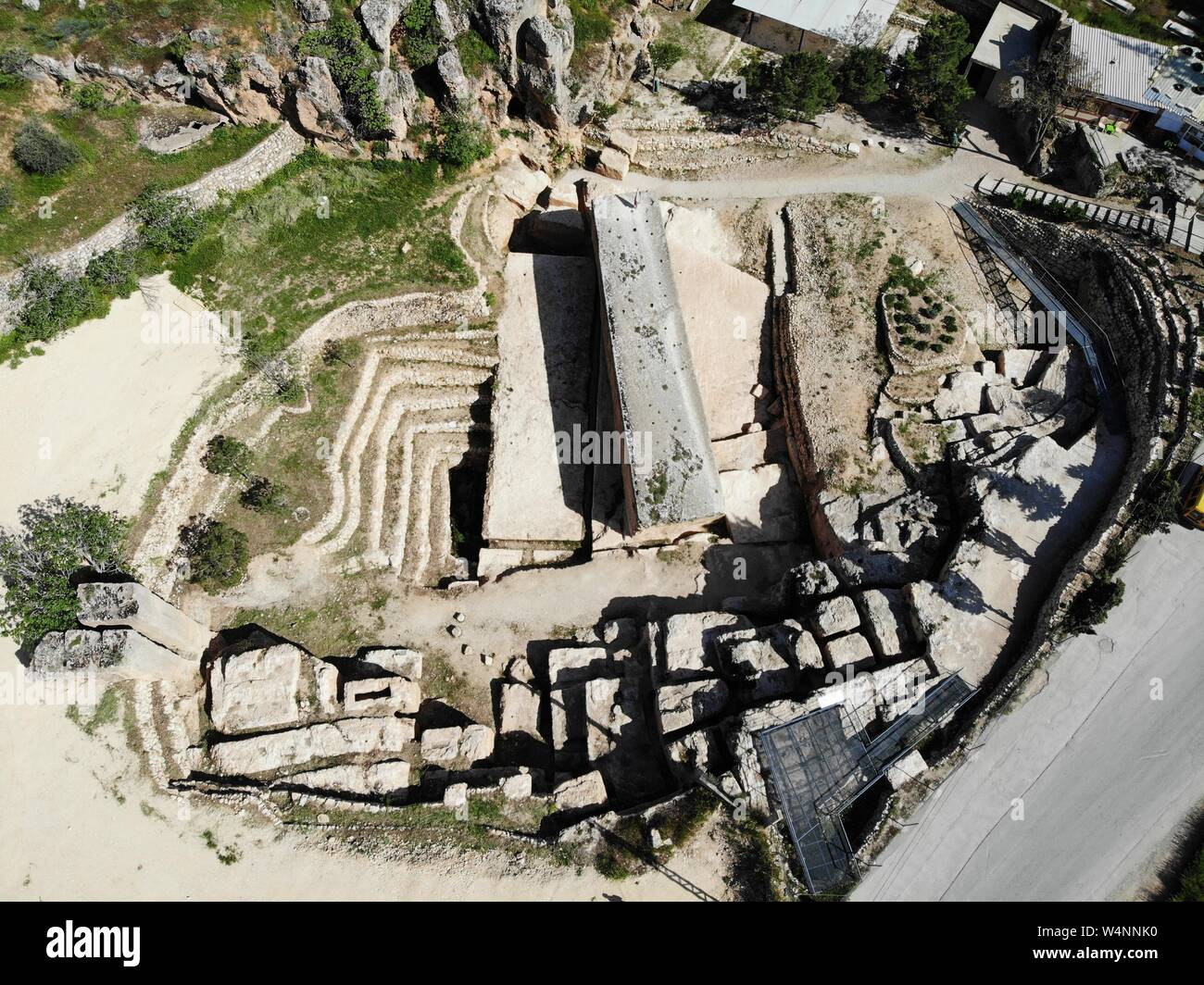 View from above on the Lebanon. Western Asia country which is called ...