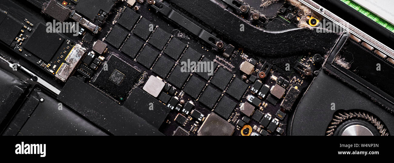 Laptop inside view hi-res stock photography and images - Alamy