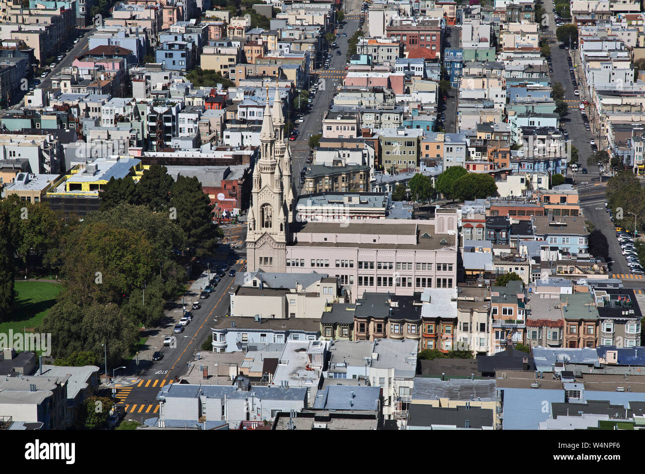 San Francisco city on the West coast of the United States Stock Photo ...
