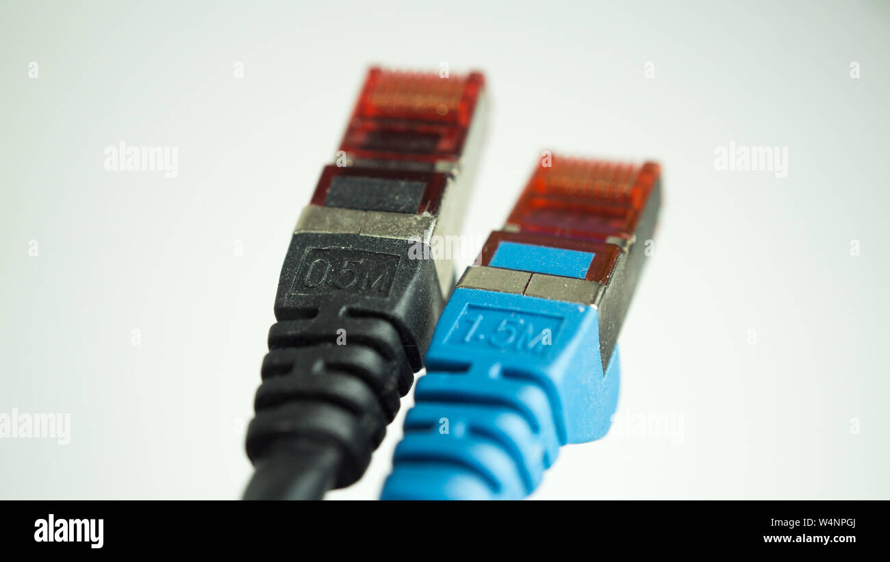 Cat6 patch cables hi-res stock photography and images - Alamy