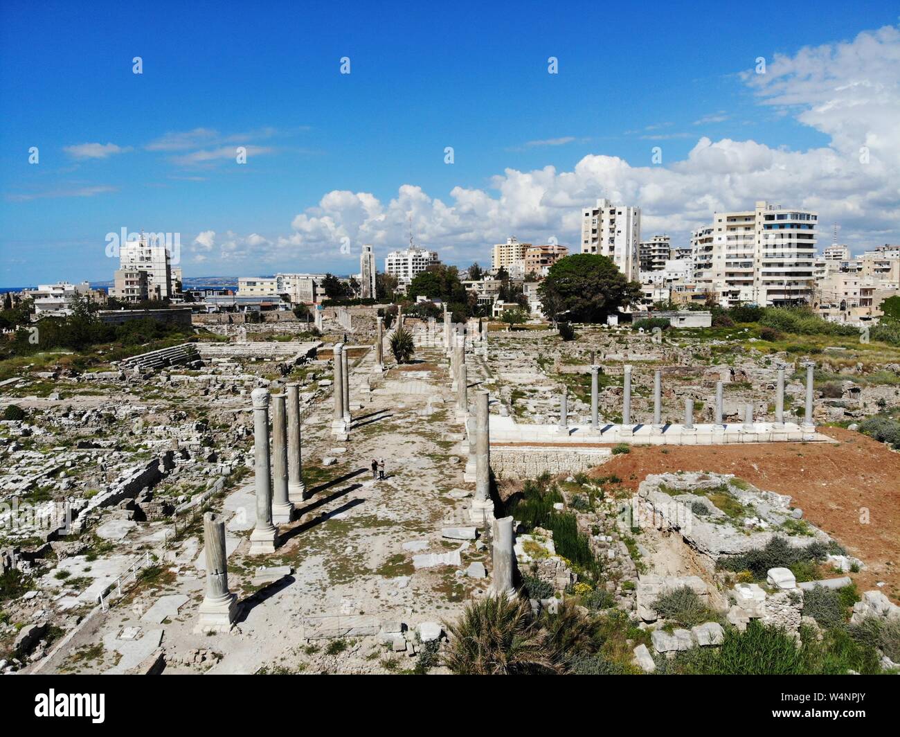 View from above on the Lebanon. Western Asia and Middle East country ...