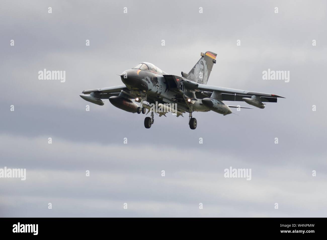 A Panavia Tornado of the Tactical Air Force Squadron 51 with a special ...
