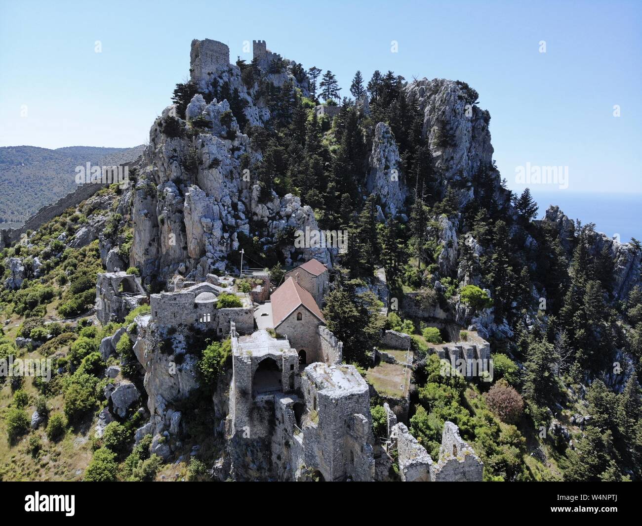 The Turkish part of North Cyprus. Great view from above, Mountain and ...