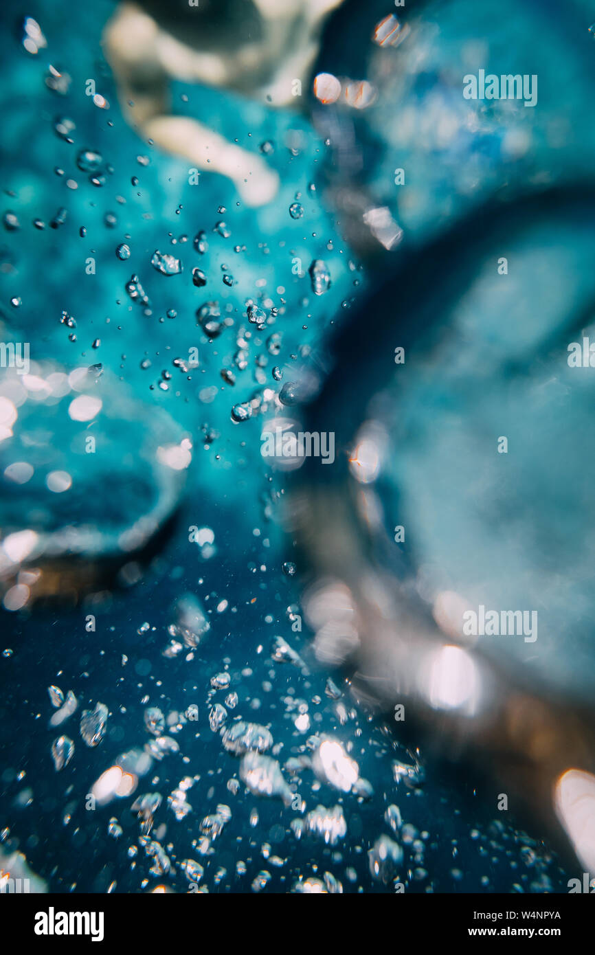 Underwater bubble surface hi-res stock photography and images - Alamy