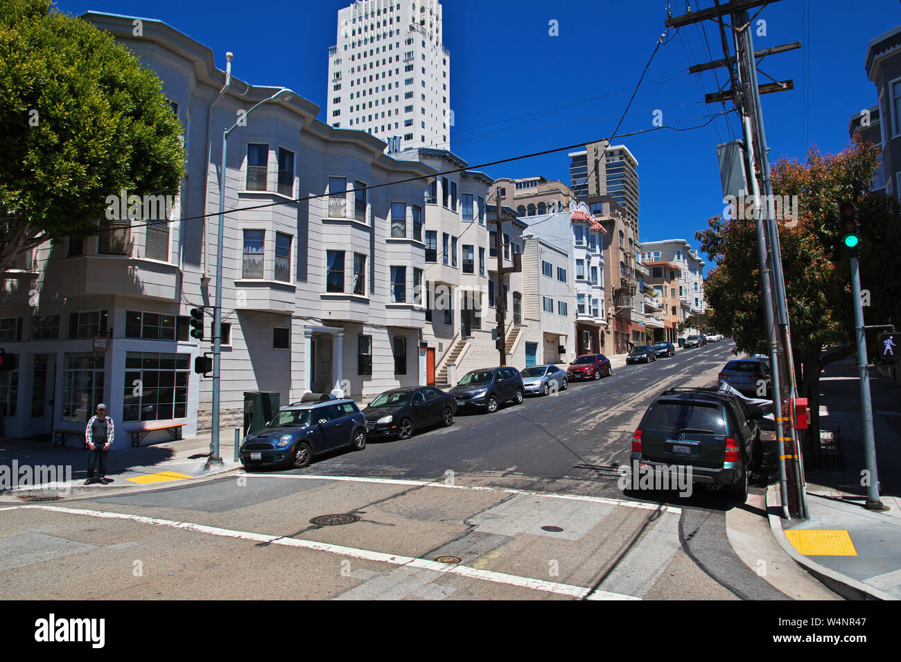 San Francisco city on the West coast of the United States Stock Photo ...